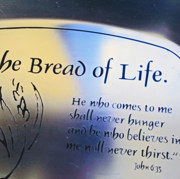 Dining | Bread Tray With The Scripture The Bread Of Life | Poshmark